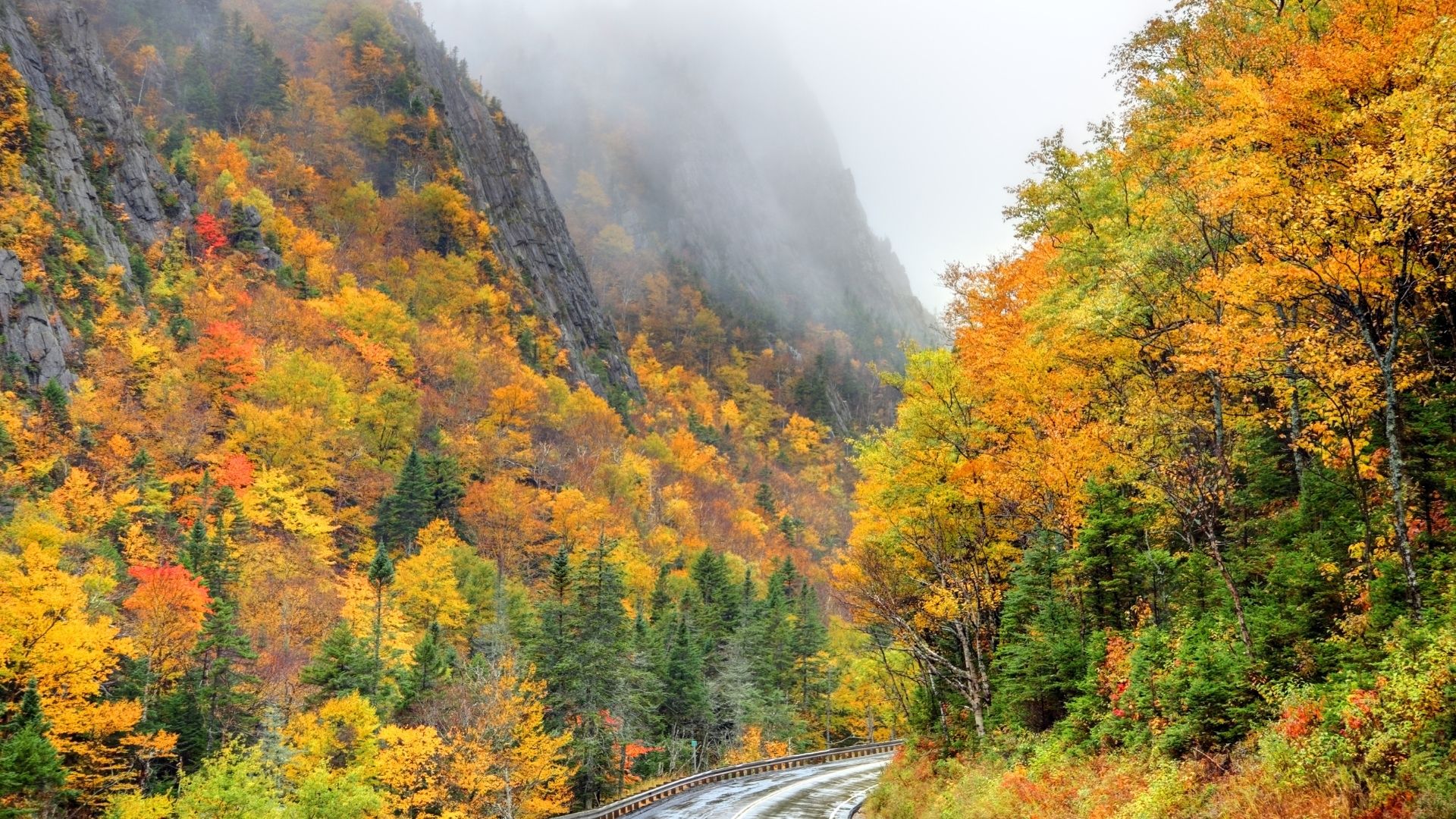 Kancamagus Highway: New Hampshire's Scenic Alpine Passage - 50at60